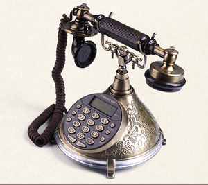 2017 Retro Design Caller ID Phone Fixed, Old Fashioned Phones, Replica ...