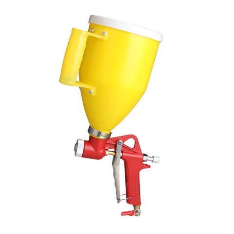 3L Plastic Pot Wall Diatom Ooze Paint Spray Gun Mortar Stucco Shovel ...