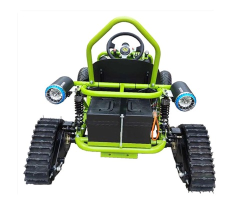 500W snow go kart single seat snowmobile buggy track go kart, Wholesale ...
