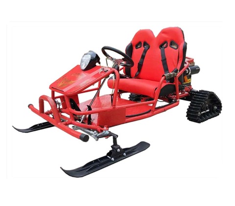 500W snow go kart single seat snowmobile buggy track go kart, Wholesale ...
