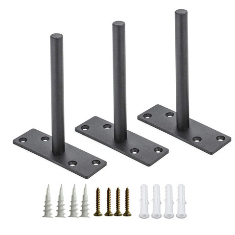 8 inch invisible shelf bracket heavy duty wall mounted solid steel ...