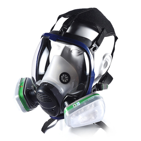 wholesale cheap full head fireman smoke military respirator msa double ...