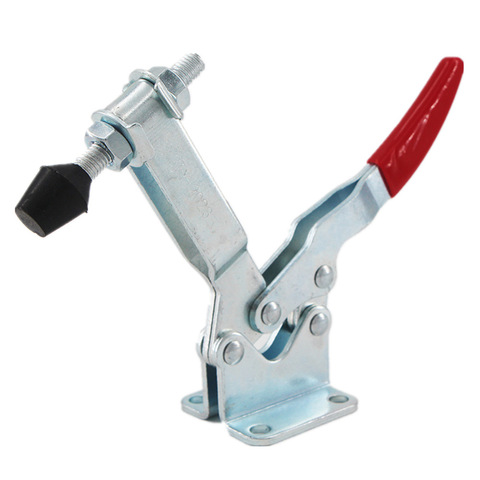 Widely use mini heavy duty toggle clamps arm vertical handle latch type ...