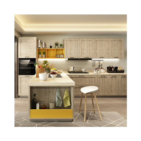 Whole Cabinet Modern Industrial Style Customization Wooden Color New ...