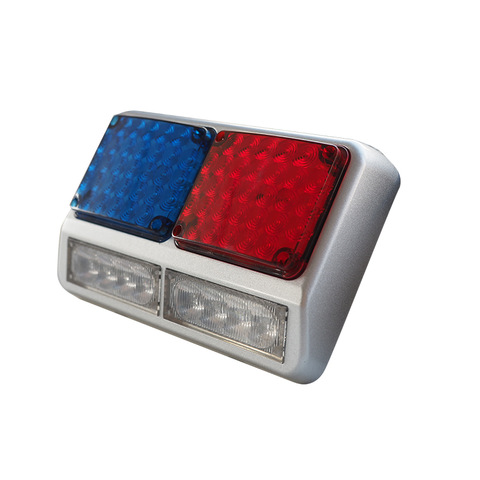 SENKEN The integrated design of LED red and blue police lights and ...