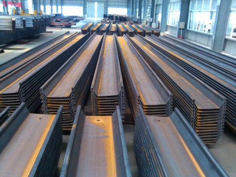 U type cold formed steel sheet pile in different shapes and profiles ...