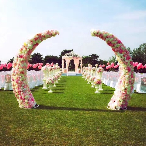 Round Circle Iron Metal Party Stage Arch Stand Stage Decoration Ring ...